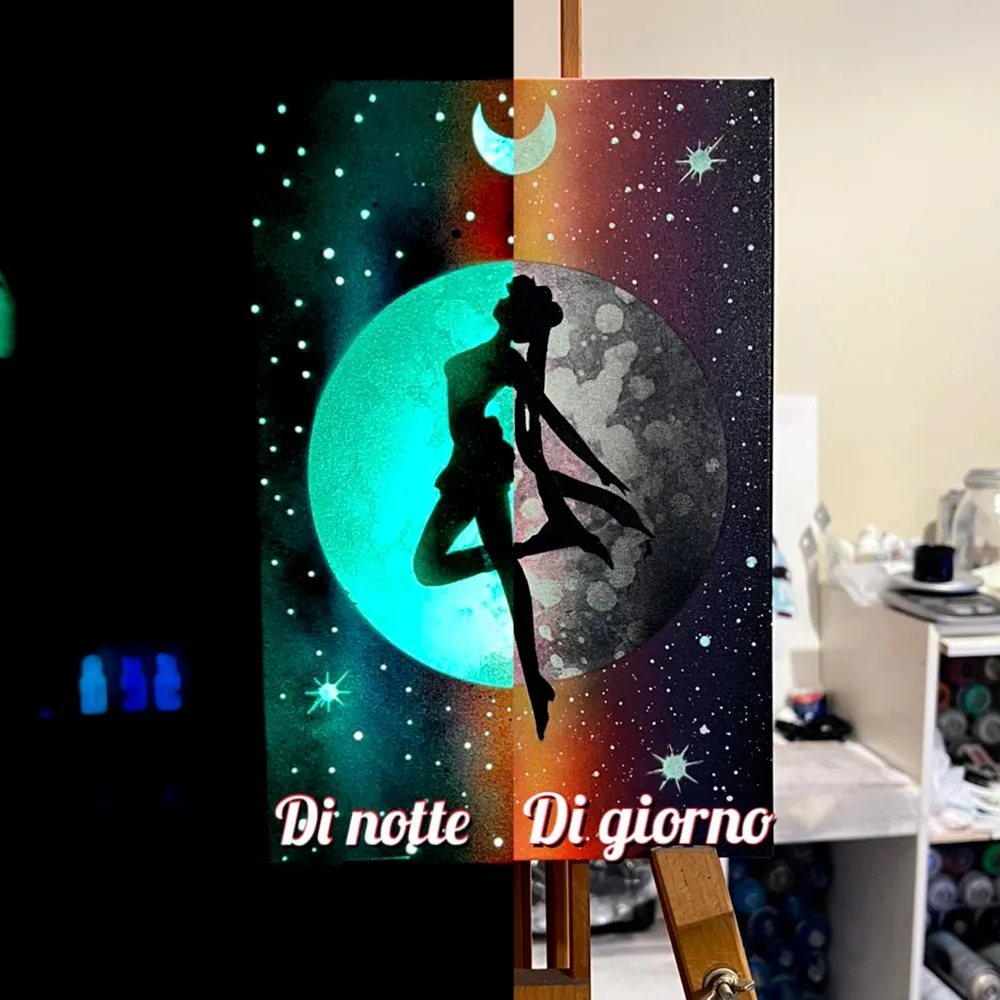 Mini Sailor Moon – 20x30cm- Lumi – Wolf Art